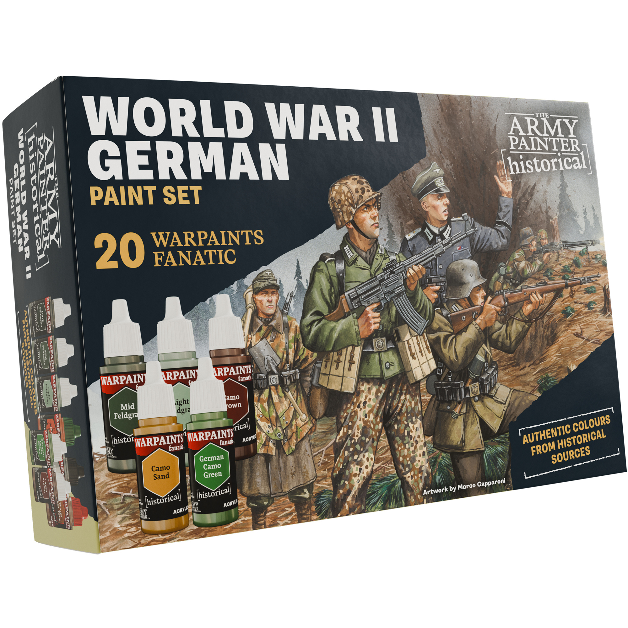 Warpaints Fanatic Historical: WWII German Paint Set – 20 kleuren ...