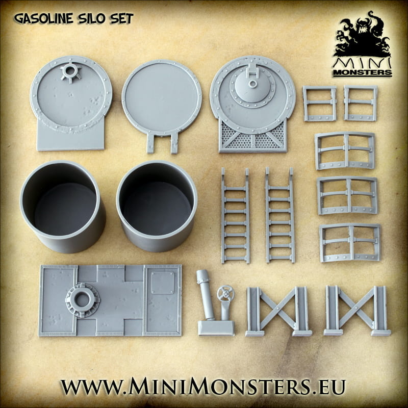 Gazoline Silo - MM-0174 - Scenery Workshop BV