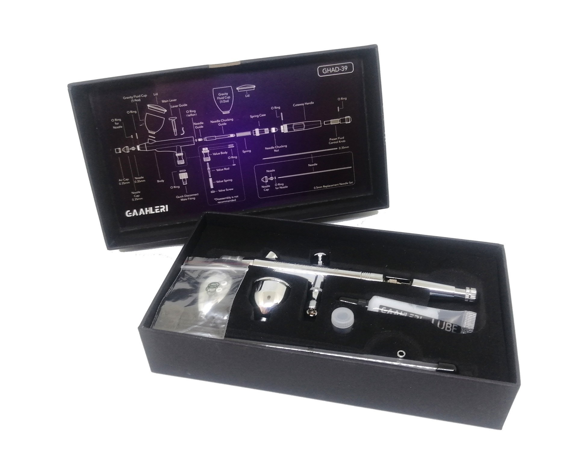 Gaahleri GHAD-39 Advanced Series Airbrush 2-in-1 - 40133 - Koop nu bij ...