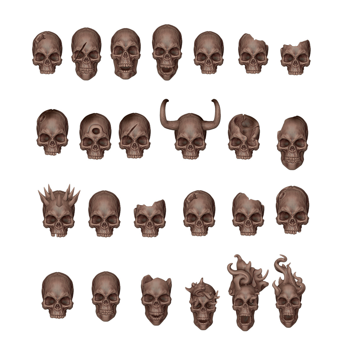 AK interactive Skulls Basing Bits - 72x - AKBIT0009 - Buy now at ...