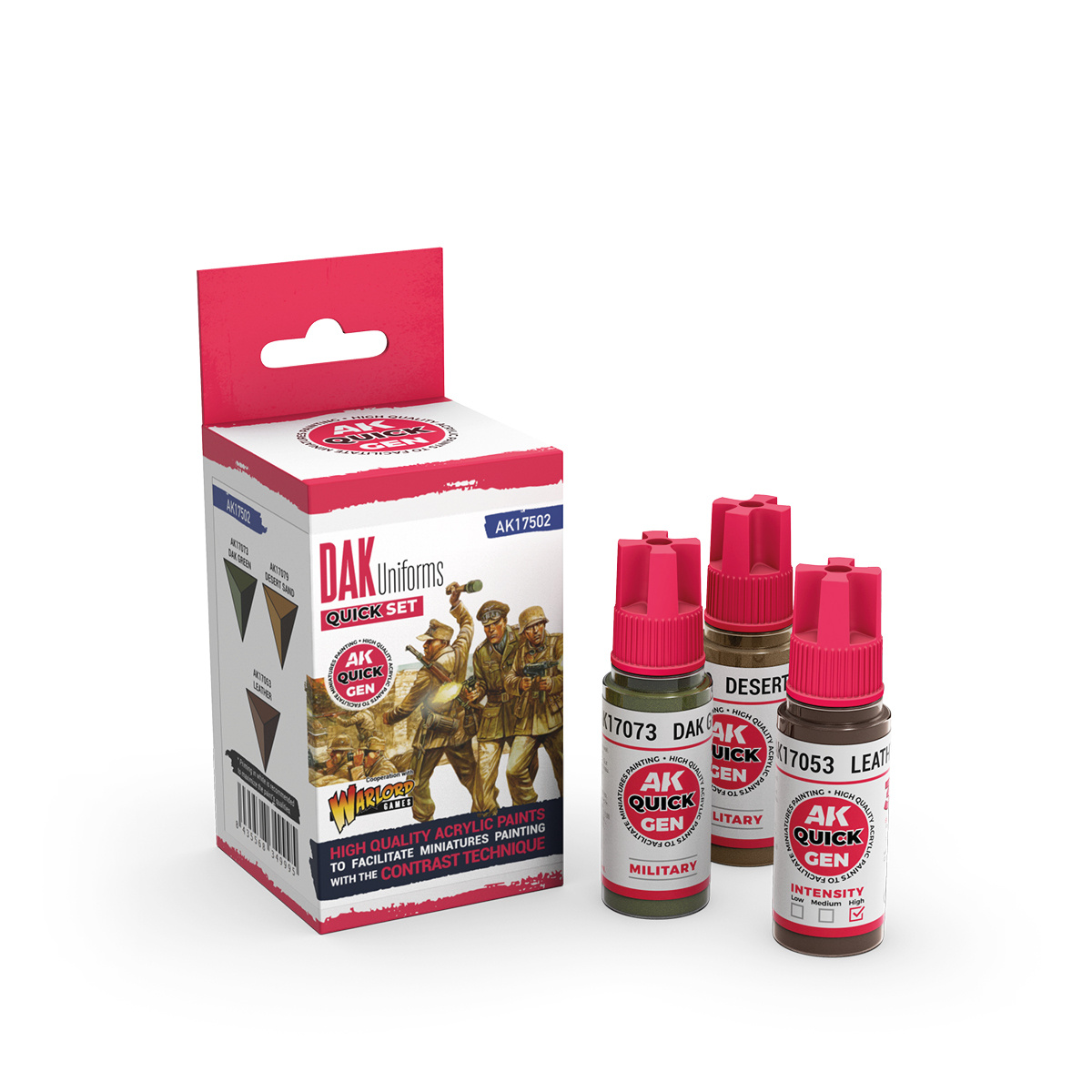 AK interactive Dak Uniforms Quick Gen Set - 3 colors - 18ml - AK17502 ...