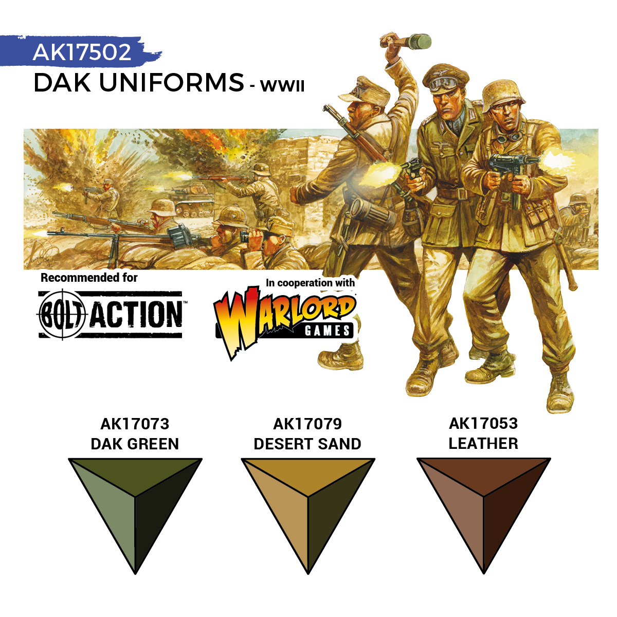 AK interactive Dak Uniforms Quick Gen Set - 3 colors - 18ml - AK17502 ...