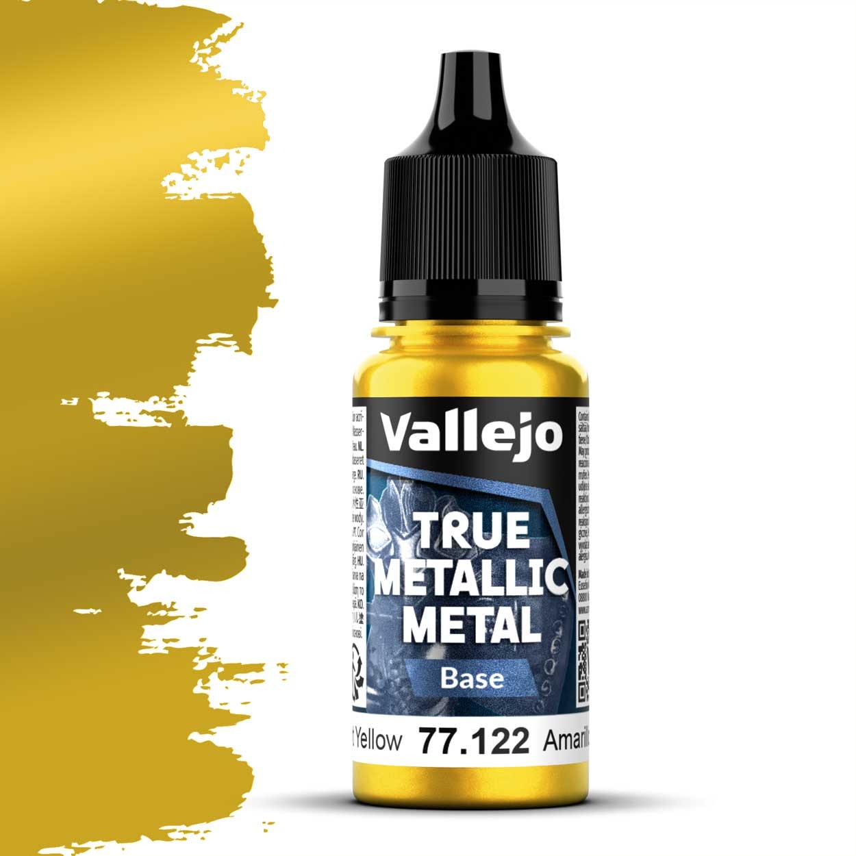 Vallejo Radiant Yellow True Metallic Metal Base - 18ml - 77122 - Koop ...