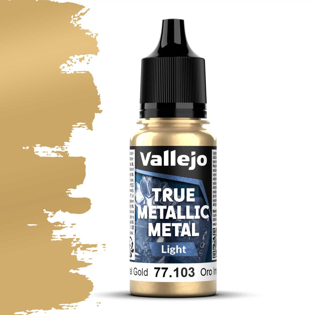 Vallejo Imperial Gold True Metallic Metal Paint Set - 4 colors - 18ml ...