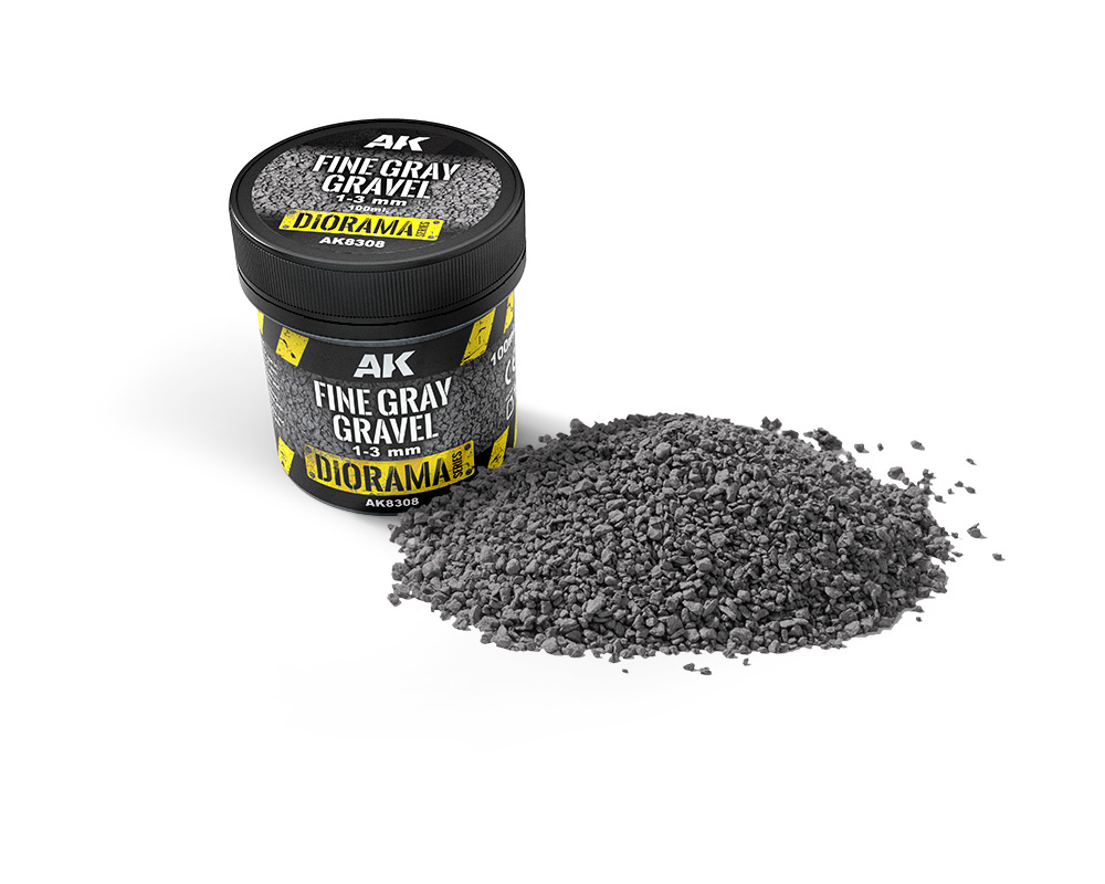 AK interactive Fine Gray Gravel 1-3 mm - 100ml - AK8308 - Buy now at ...
