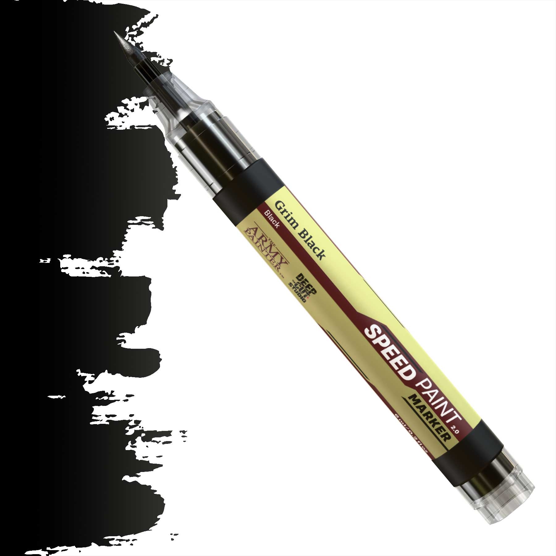 The Army Painter Grim Black Speedpaint Marker - SM1020P - Buy now at ...