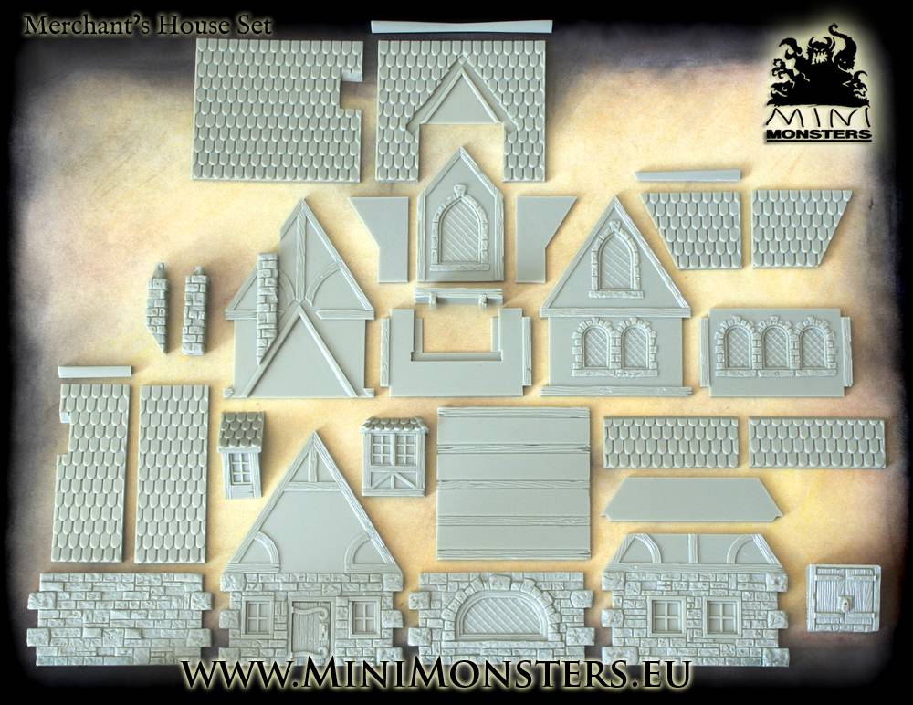 Mini Monsters Merchant's House - MM-03 - Scenery Workshop BV