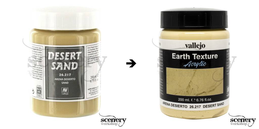 Vallejo Desert Sand Earth Texture Diorama FX - 200ml - 26217 - Scenery ...