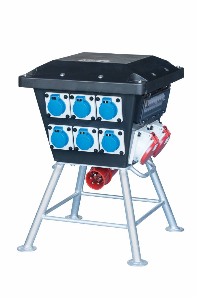 32A Rubber stapelbare verdeelkast - Mitropower.com