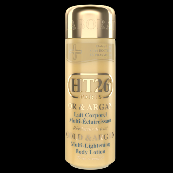 HT26 - Multi-Lightening body lotion Gold & Argan (500ml) - A&F Cosmetics
