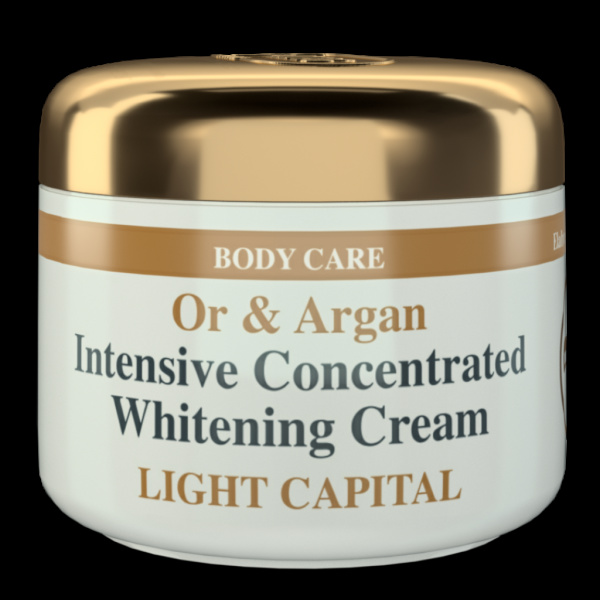HT26 - Intensive body whitening Cream Gold & Argan (500ml) - A&F Cosmetics