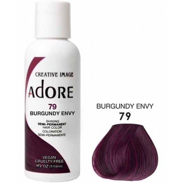Ben dol op Semi Permanent Hair Color 79 - Burgundy Envy - A&F Cosmetics