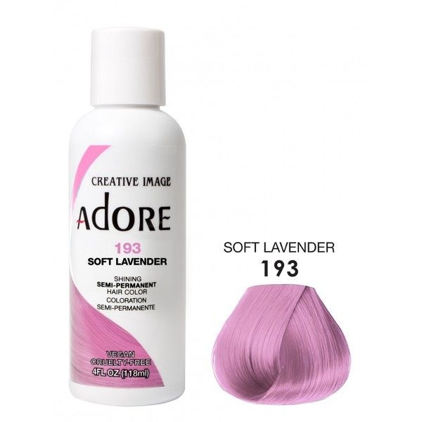 Ben dol op Semi Permanent Hair Color 193 - Soft Lavender - A&F Cosmetics