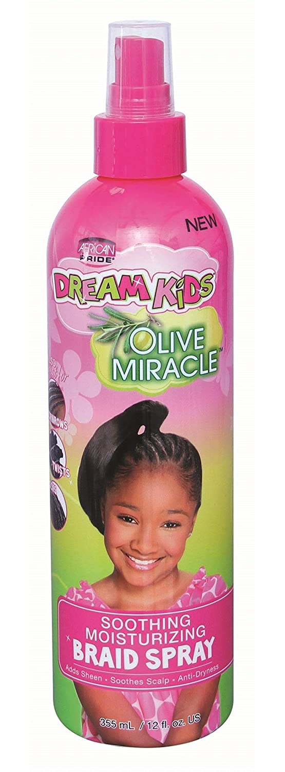 African Pride Dream Kids Braid Spray 355ml - A&F Cosmetics