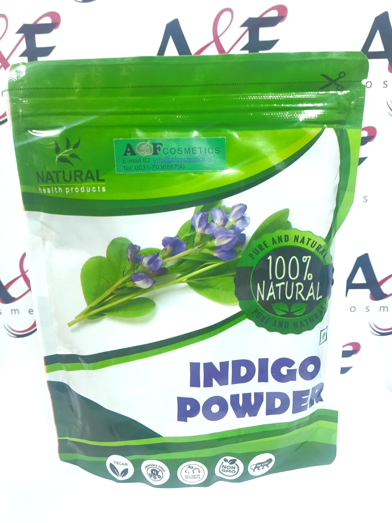 Natural Health Products Indigo Powder (Indigofera Tinctoria) Organic ...
