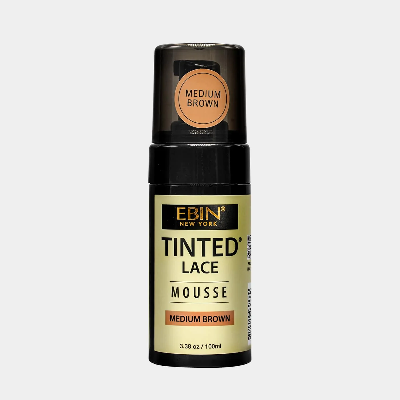 EBIN Tinted Lace Mousse - Medium Brown 100ml - A&F Cosmetics