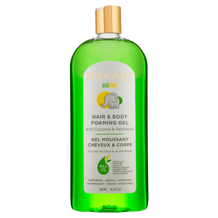 Makari Bebe Haar- & Lichaamsreinigingsschuim 500 ml - A&F Cosmetics