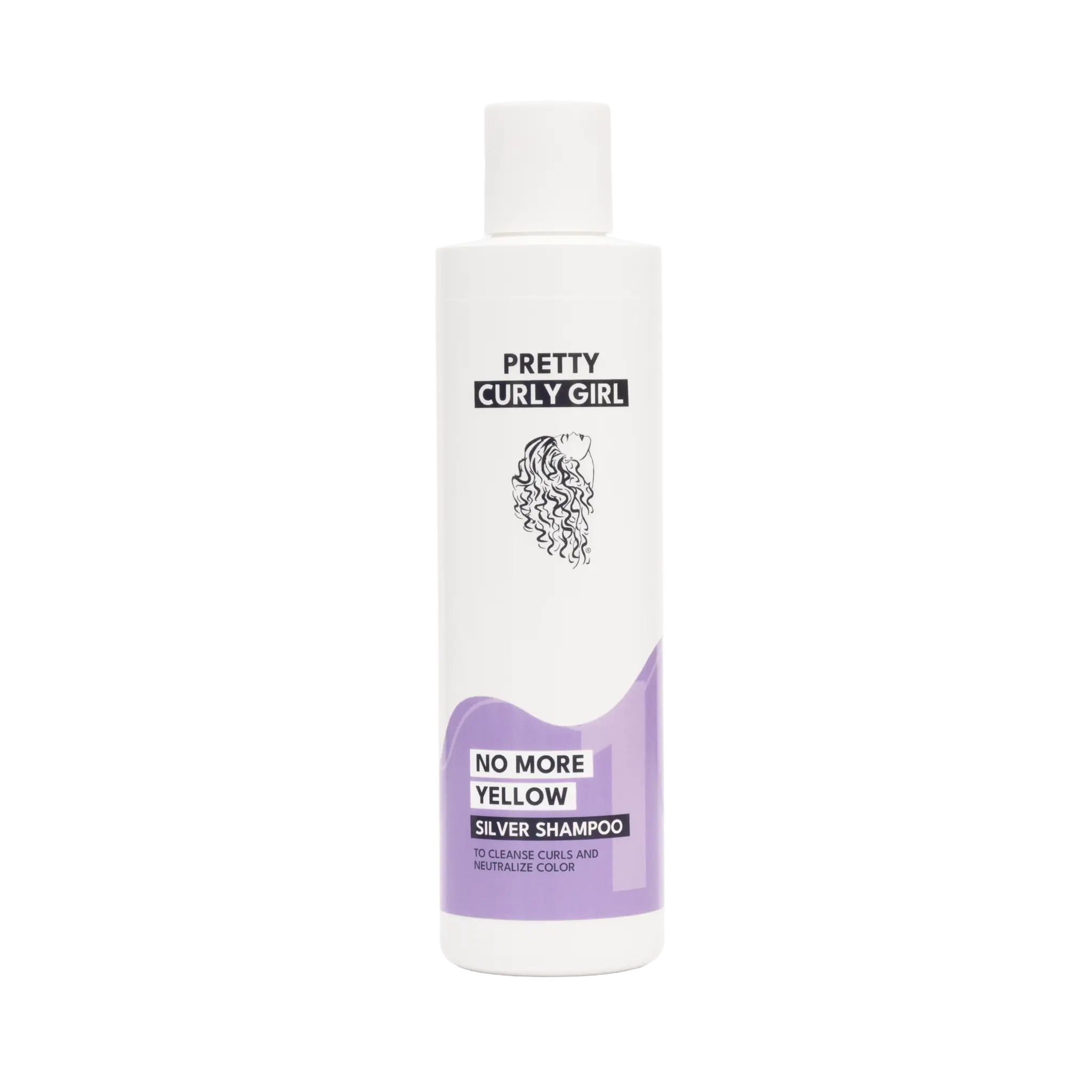 Pretty Curly Girl No More Yellow Silver Shampoo – Neutralizing Purple ...