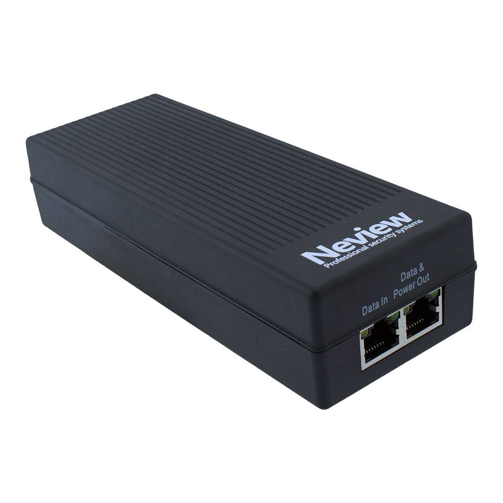 1 poort actieve PoE / Power over Ethernet injector voor UTP kabels ...