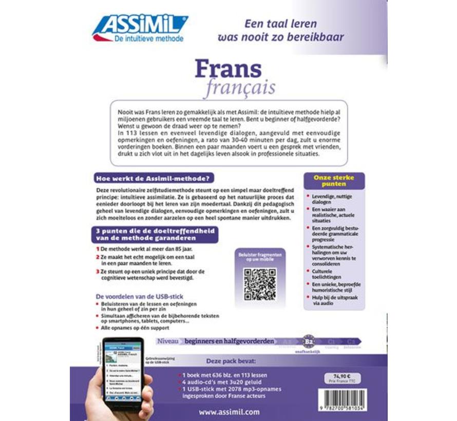 Frans leren Online + Boek + Audio - Complete cursus Frans - TALENDOMEIN