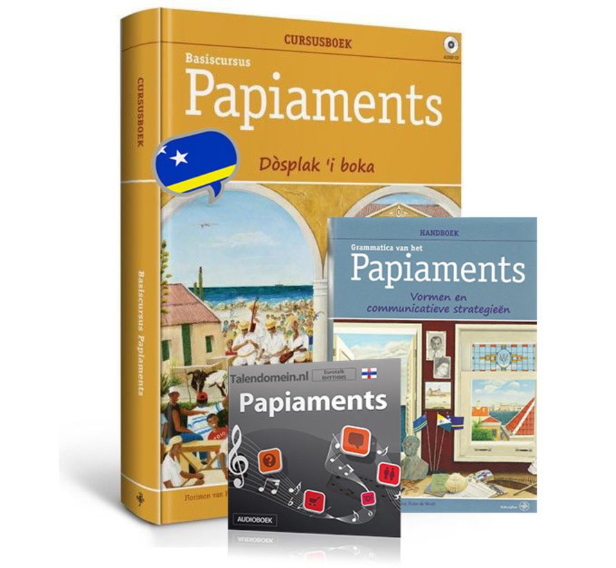 Papiaments leren - Cursus Boek + Grammatica + Audio (PAKKET) - TALENDOMEIN