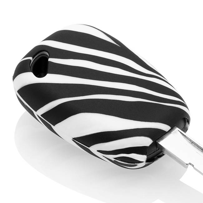Renault Car key cover Zebra - CarkeyCover.com