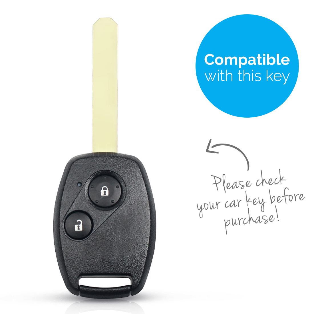 Honda Car key cover Red - CarkeyCover.com