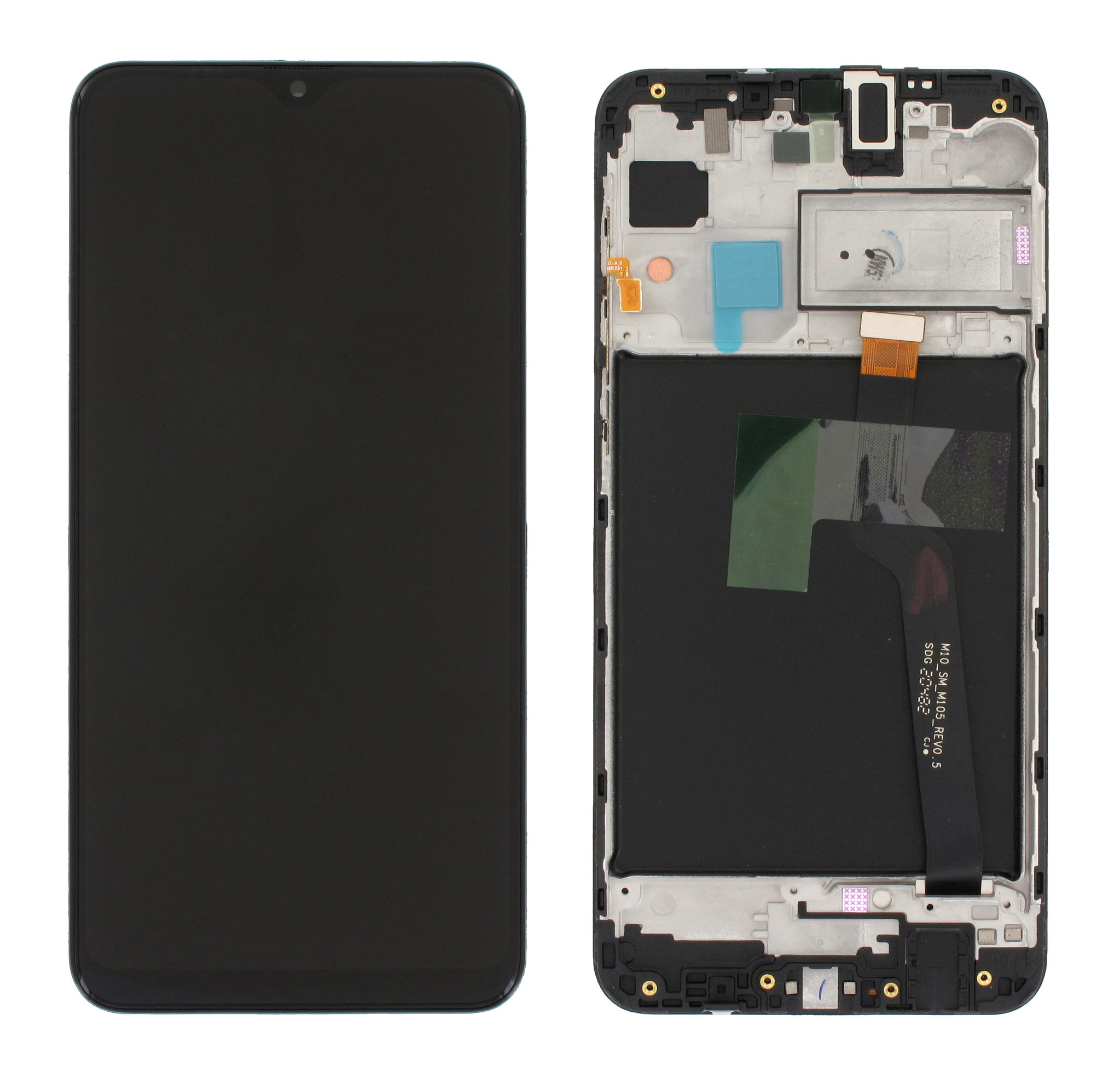 Samsung Galaxy M10 Display, Black, GH82-18685A;GH82-19366A - Parts4GSM