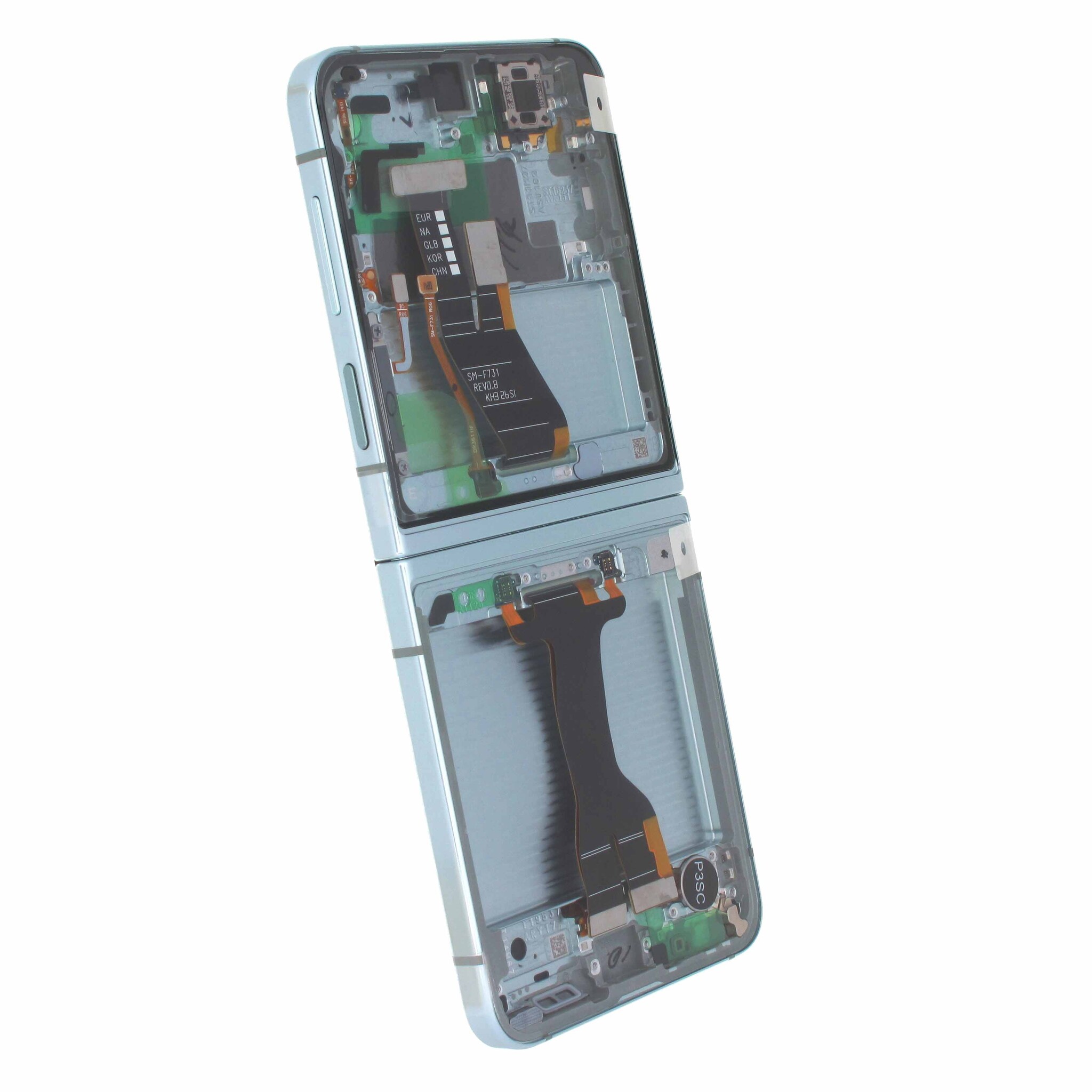 Samsung Galaxy Z Flip5 Display, Groen, GH82-31827D;GH82-31828D - Parts4GSM
