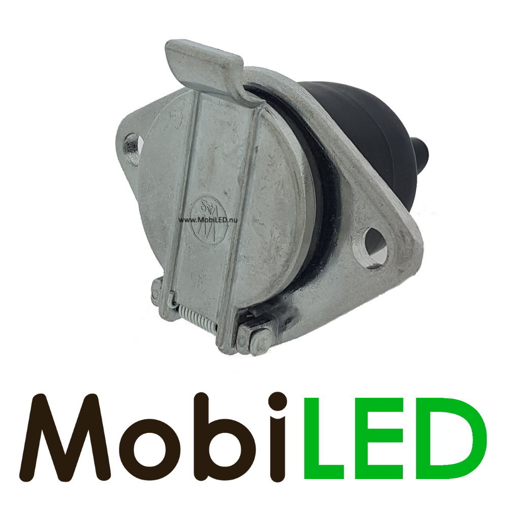 MobiLED | Metal plug socket 24 volts type S 7 pin - MobiLED