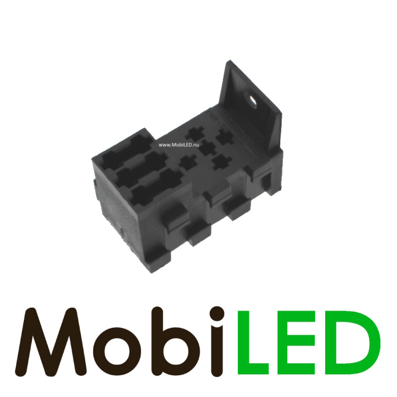 MobiLED | Relay holder with fuse holder - MobiLED