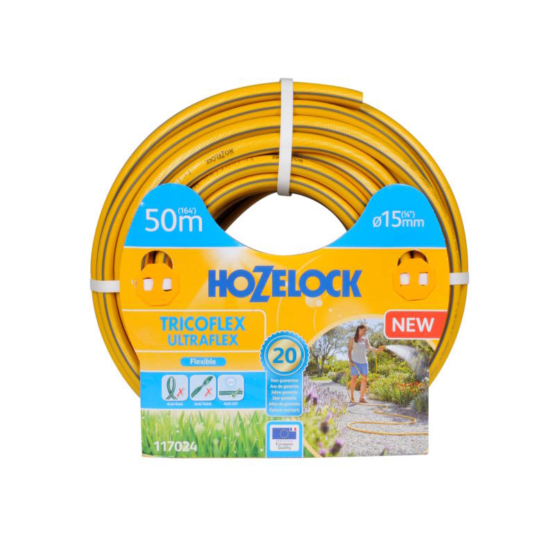 Hozelock Tricoflex Ultraflex slang Ø 15 mm 50 meter - Tuinvoordeel.eu