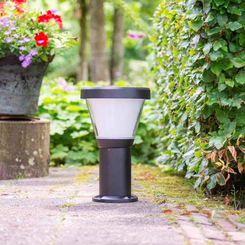 Iplux® OSLO 38 cm Solar staande tuinlamp - Tuinvoordeel.eu