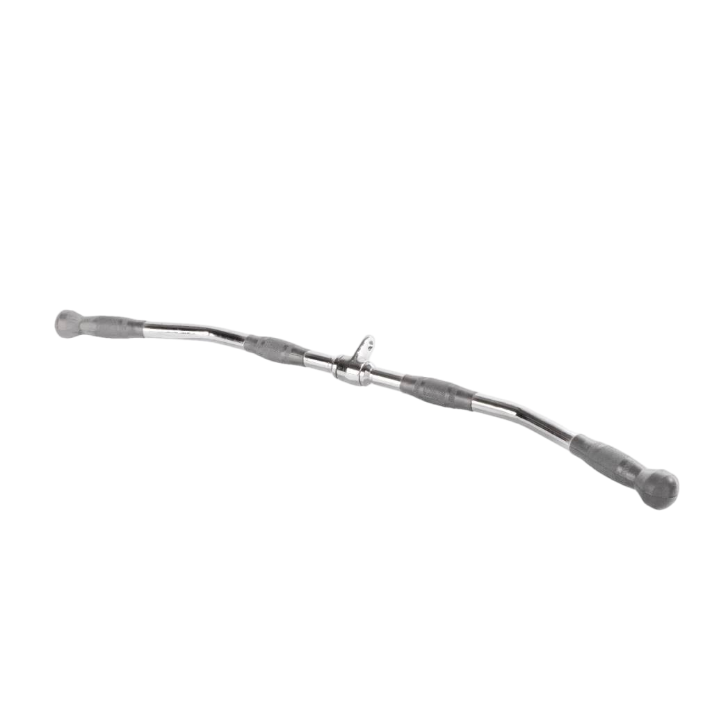 LMX01 Lat bar chrome 95 cm PU grip - Lifemaxx