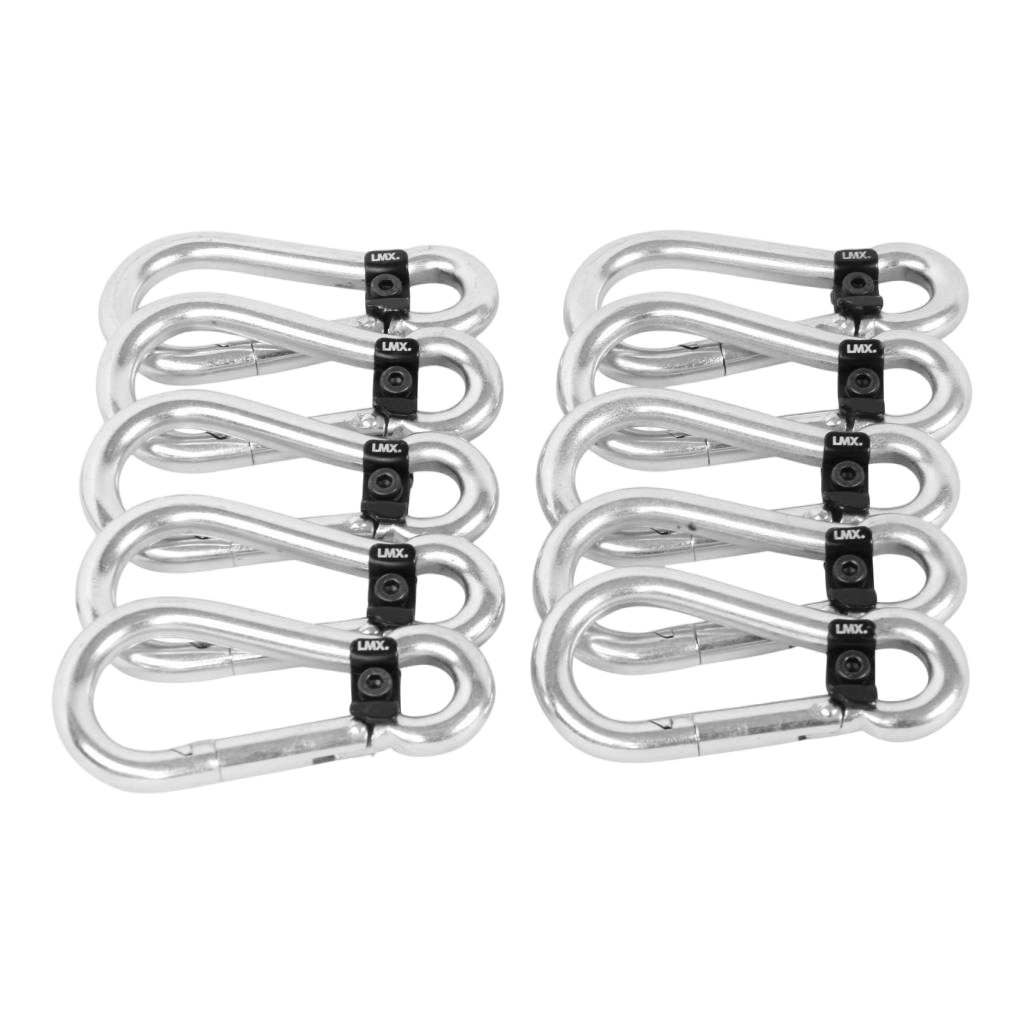LMX57.LOCK LMX.® Snaphook with lock (10pcs/set) - Lifemaxx