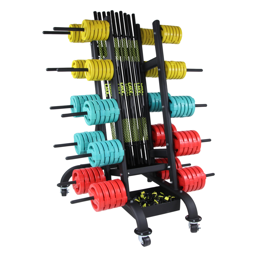LMX1143 LMX.® Studio pump rack. For max. 30 sets - Lifemaxx