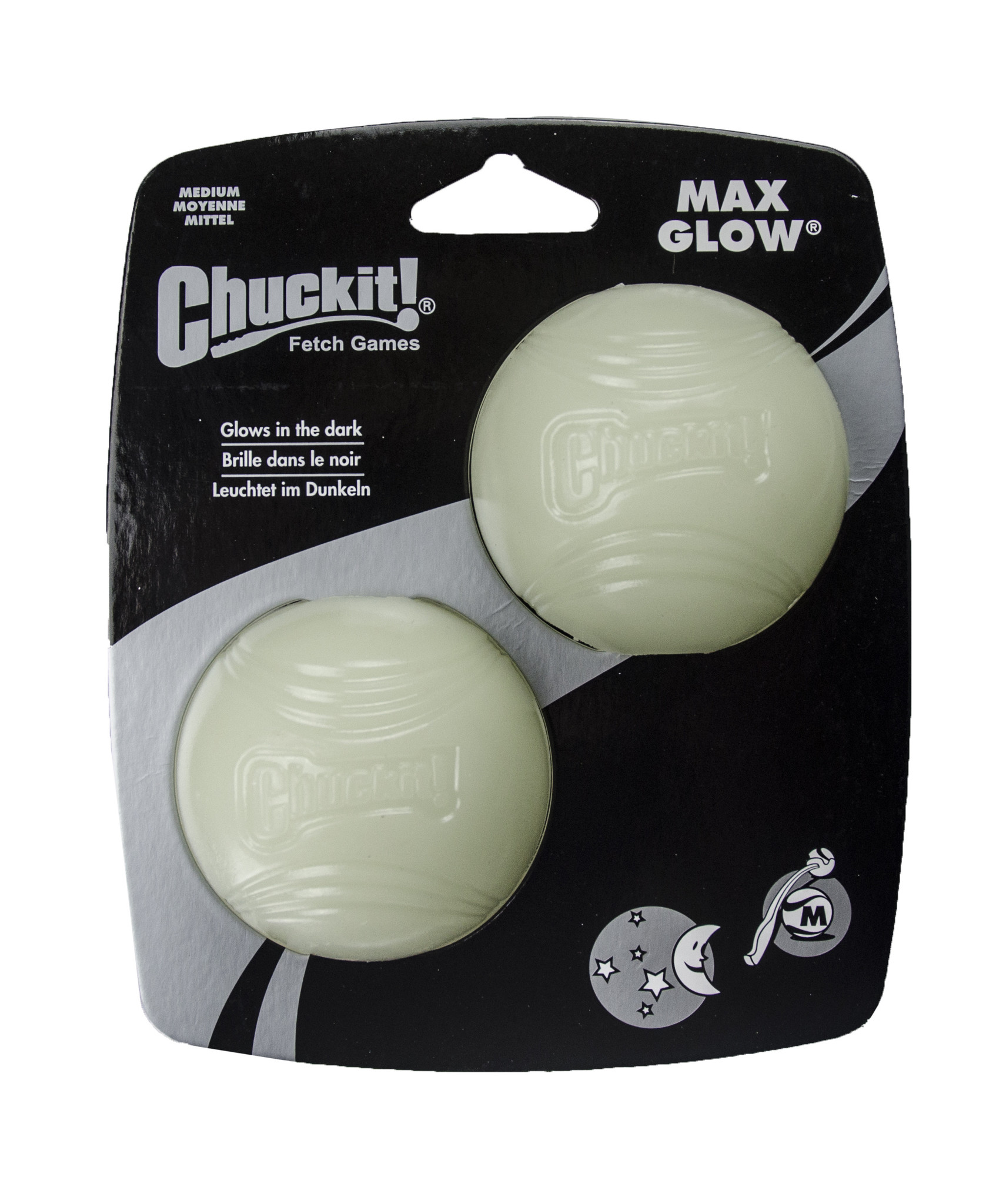 Chuckit! Max Glow, glow in the dark hondenspeelbal - dierportiek