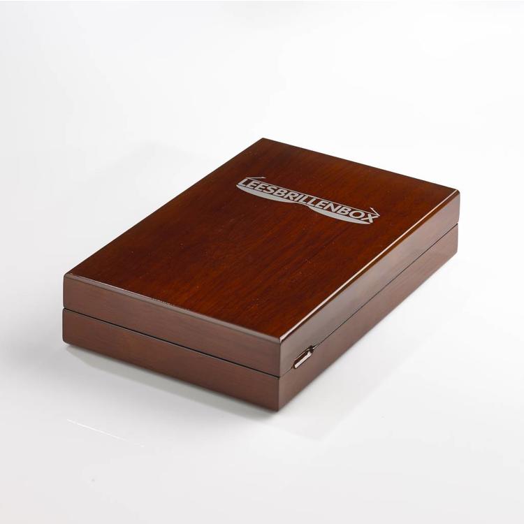 Walnut Readingglassesbox Including Four Reading Glasses With Different Walnut Readingglassesbox Including Four Reading Glasses With Different