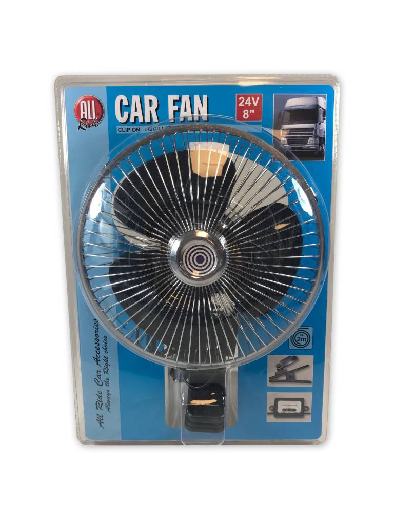 Fan 24V with clamp 20cm - Joostshop
