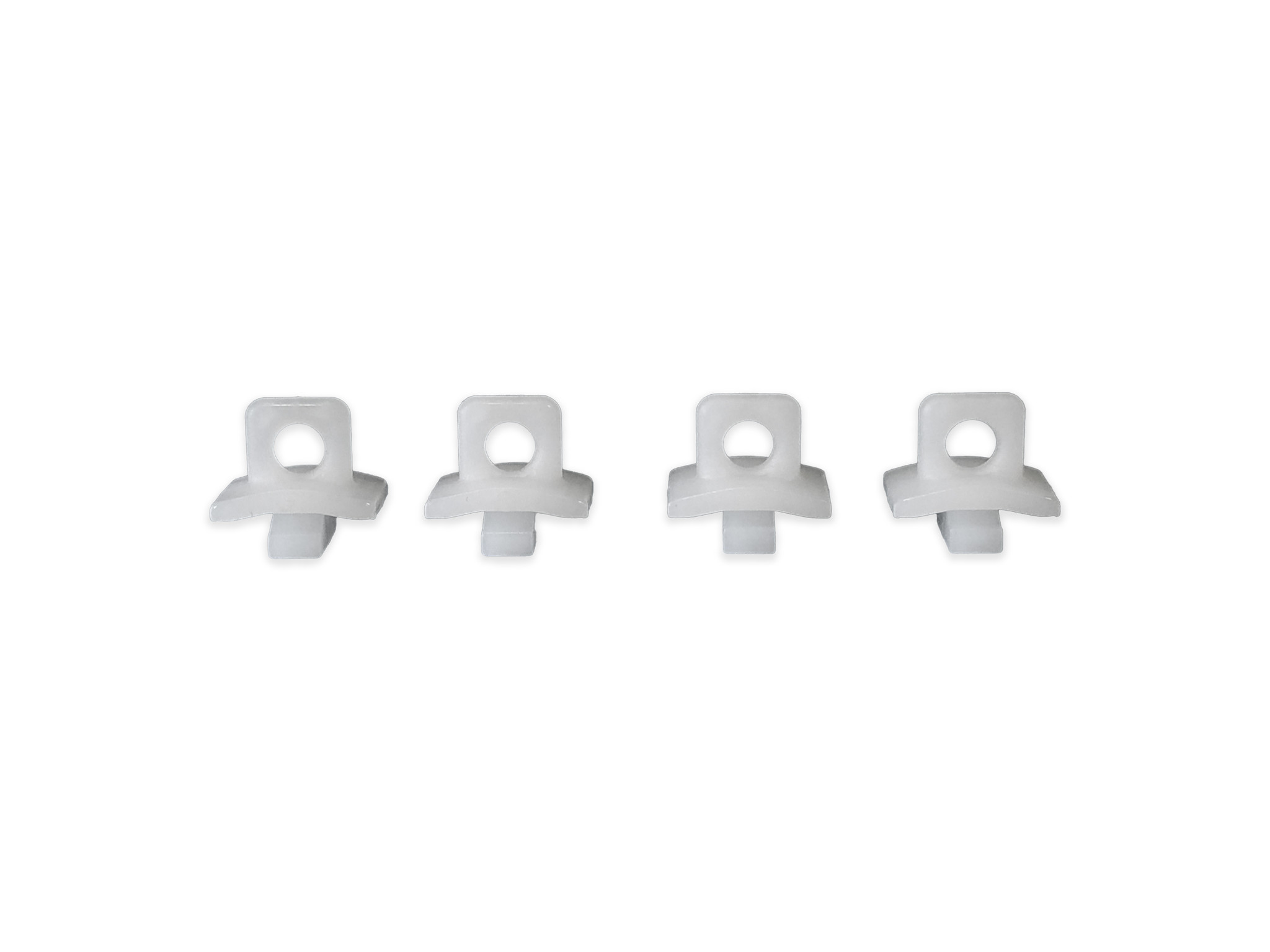 Curtain stoppers plastic - 4 pieces - Joostshop