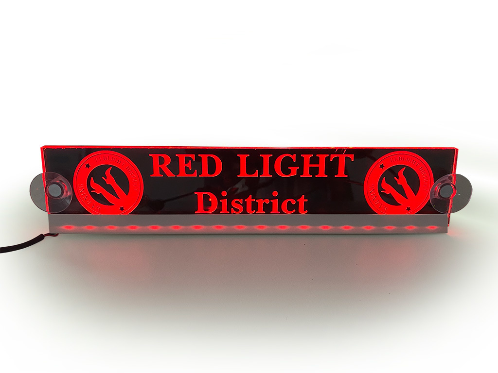 LED plate Red Light District - 12/24V - Joostshop