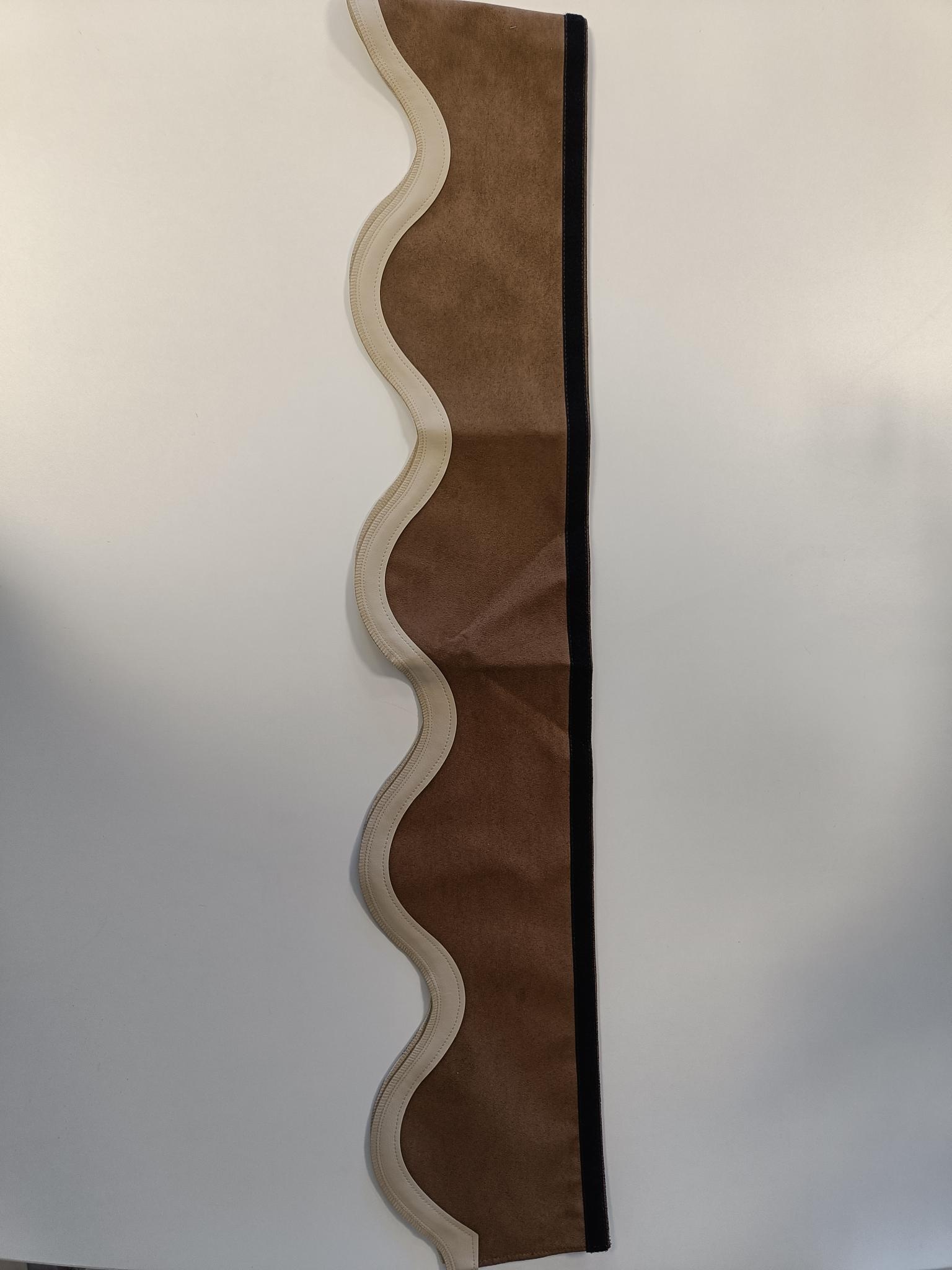 Window band alcantara - Brown/Beige - Joostshop