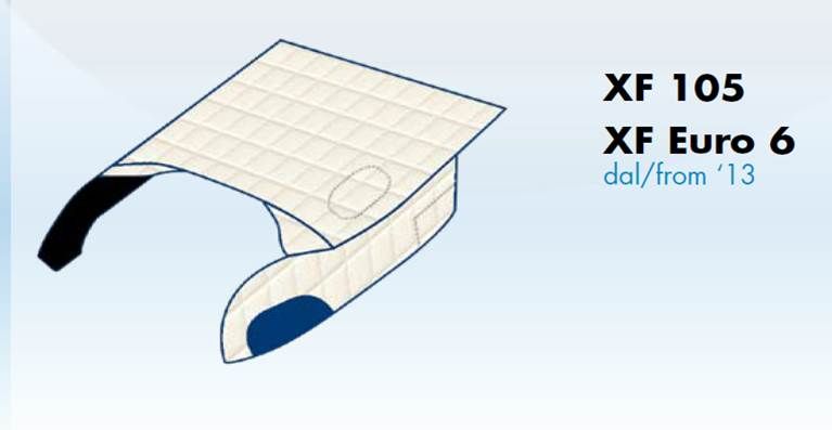 Engine cover DAF XF105 - XF Euro 6 - Joostshop