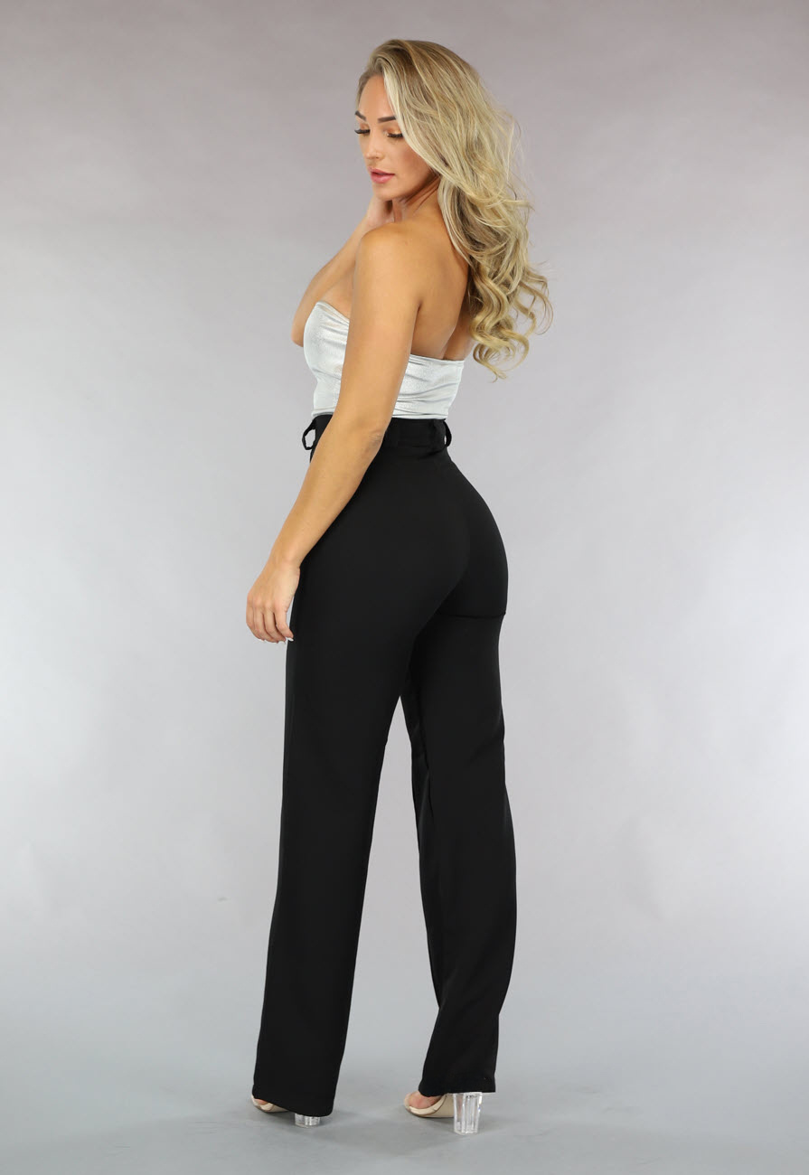 Metallic Zilveren Strapless Top met Sweetheart Halslijn - Uwantisell.nl