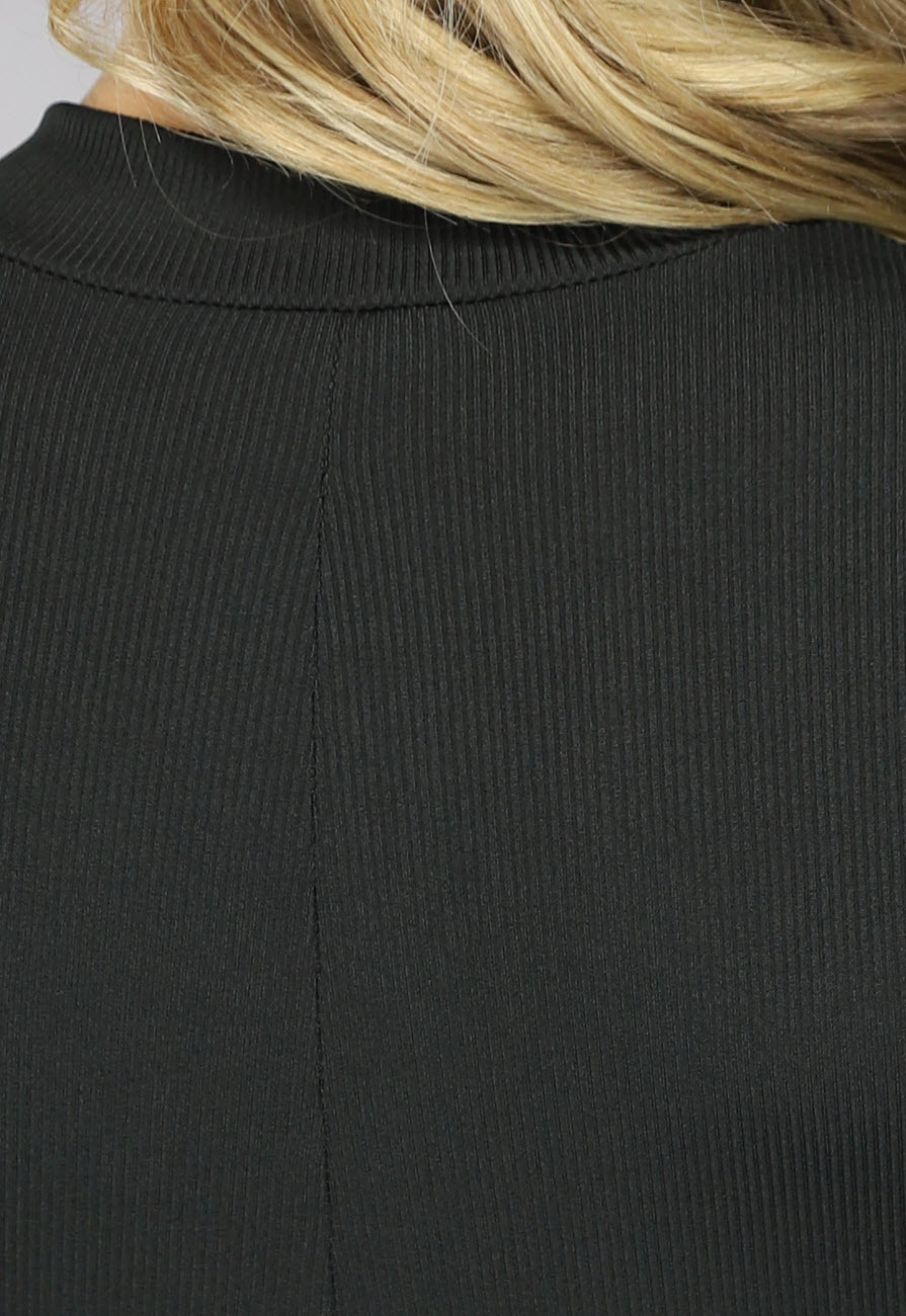 Zwarte Stretch Jumpsuit met Cut Out - Uwantisell.nl