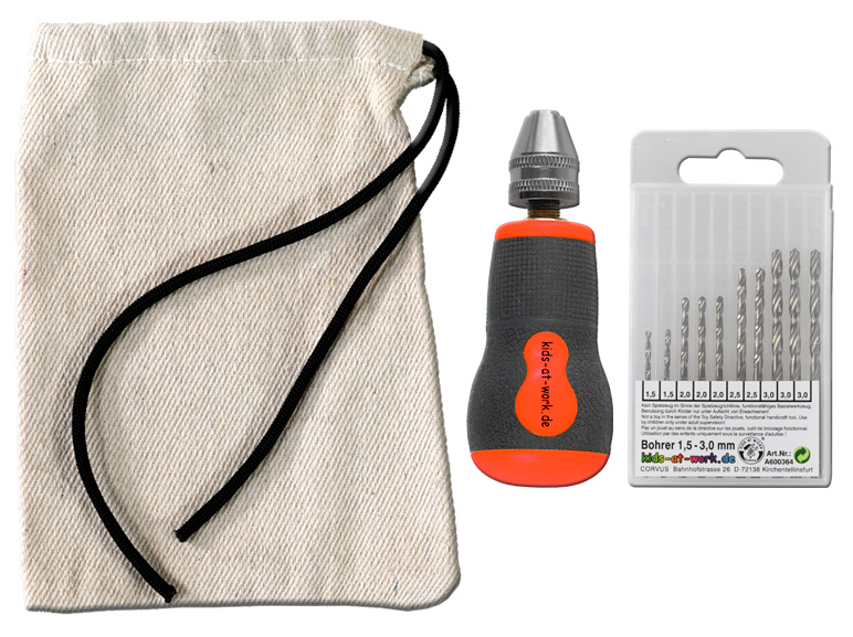 Ergonomische handboor met boortjes - Immenz