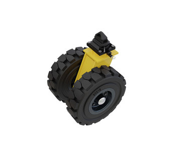 9000KG load capacity shipping container castors with wheels for rough ...