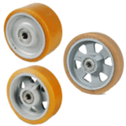 Vulkollan wheels and castors - Industrialwheels.com