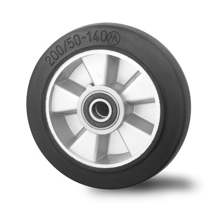 Wheels with Elastic Rubber tyres for speed up to 45 km/h ...