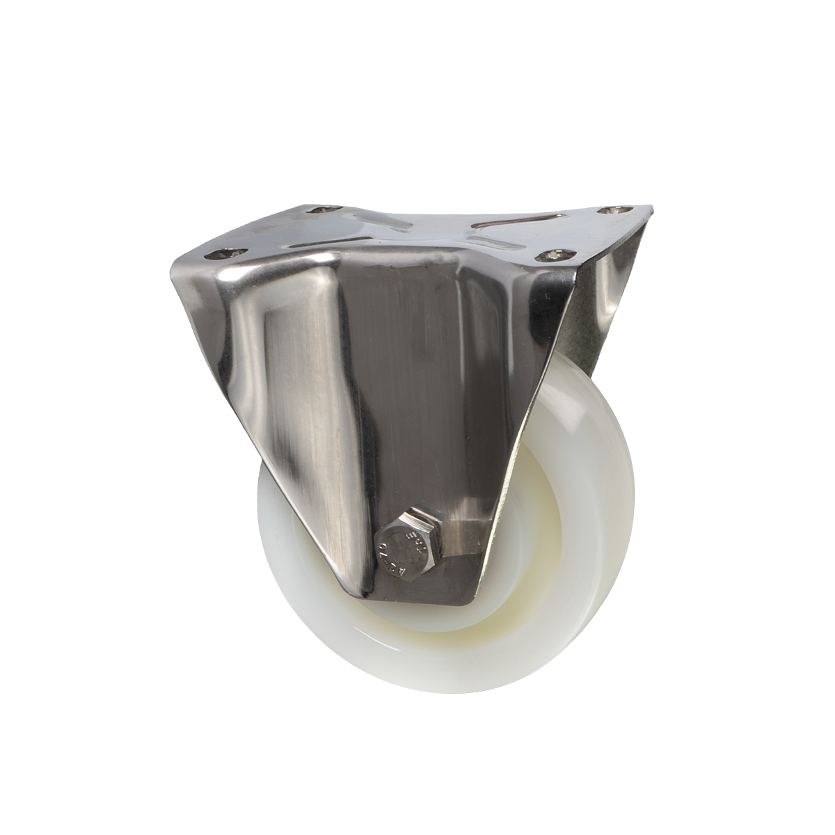 roulette fixe, Ø 125mm, roue entièrement en nylon (PA6), 700KG ...